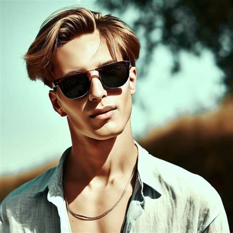 Premium Ai Image Dark Glasses