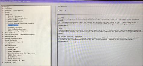 Tpm Firmware Version Is Present After Updating The Bios To 124 And Above Dell Montserrat