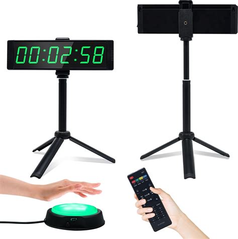 Yz Gym Timer Clock For Home Gym Fitness Timer With Stopwatch Button
