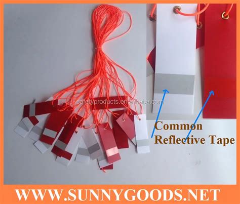 Double Sided Safety Reflective Delineator Flag String Buy Flag String