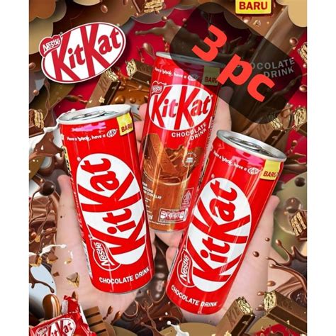 Jual Kit Kat Chocolate Drink Kaleng Baru Nestle Kit Kat Chocolate Drink Kit Kat Drink Kit