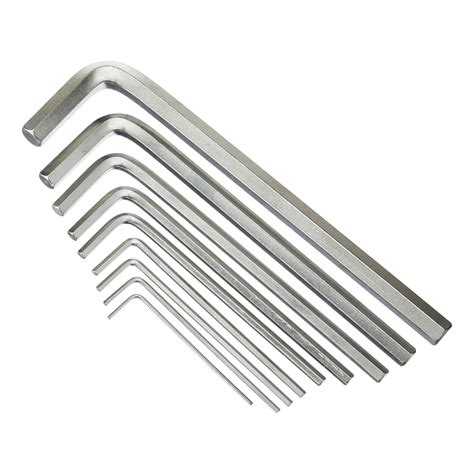 Jogo Chave Allen Longa 9 Peças 15mm 10mm Mtx Loja Gubler