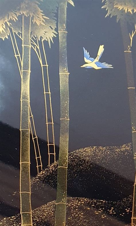 Vintage Miyabi Quartz Japan Folding Desk Clock Lacquer Makie Gold New With Box Furniture And Home