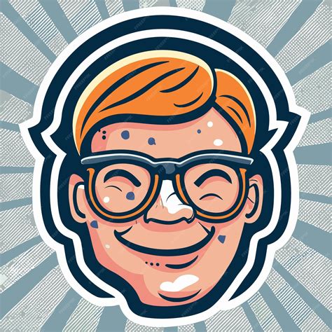 Premium Vector Nerd Character