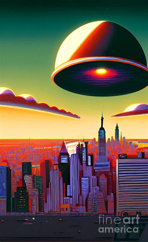 The Alien Menace Digital Art By Gaspar Avila Pixels