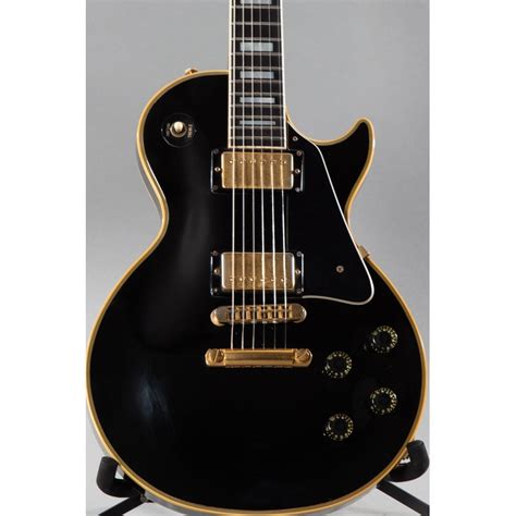 1982 Gibson Les Paul Custom Black Beauty Electric Guitar