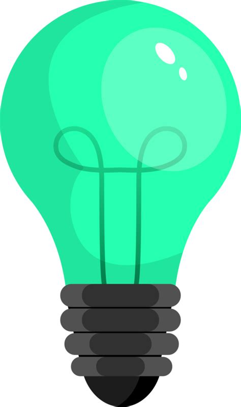 Clip Art Green Light Bulbs