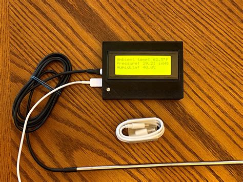 Maple Digital Barometer With Probe Plymouth Sugarworks