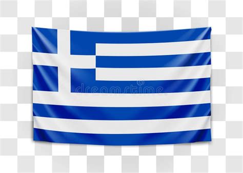Hellenic Republic Greece Flag Stock Illustration Illustration Of