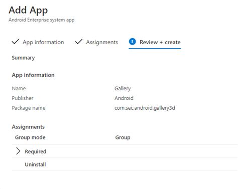 Add System Apps To Android Enterprise Work Profile From Intune The