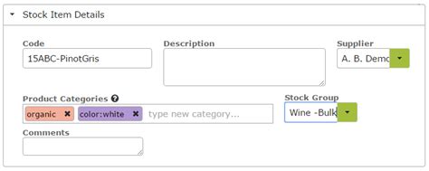 Vinsight Documentation Sales Reporting Using Categories Vinsight Documentation