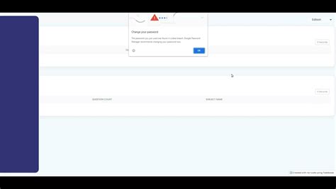 alignment upon logging in app development tadabase community