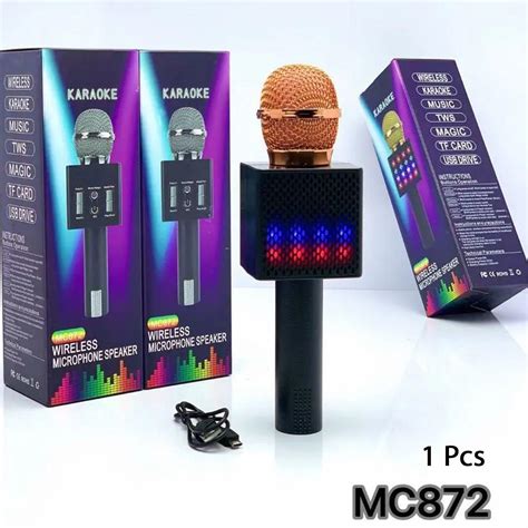 Wireless Bluetooth Karaoke Microphone Loudspeaker Mc872 Pinoy Hyper