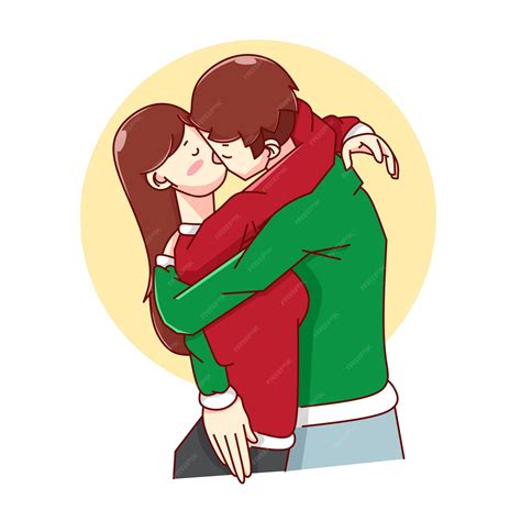 Premium Vector Couple Characters Are Making Love Valentines