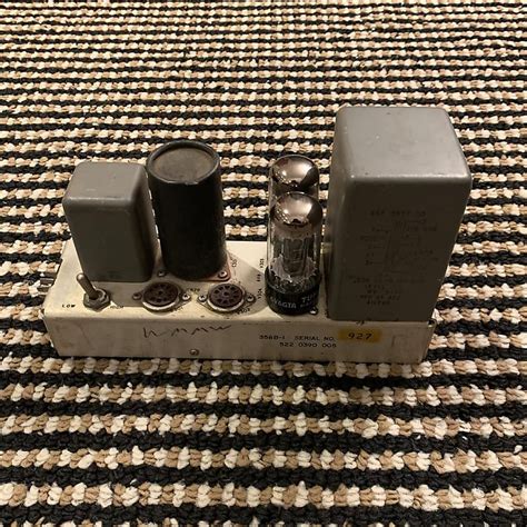 Collins 356b 1 Tube Microphoneprogrammonitor Amp Langevin Reverb