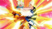 Son Goku Supersaiyano 2 Vs Majin Vegeta Dragon Ball Wiki Hispano