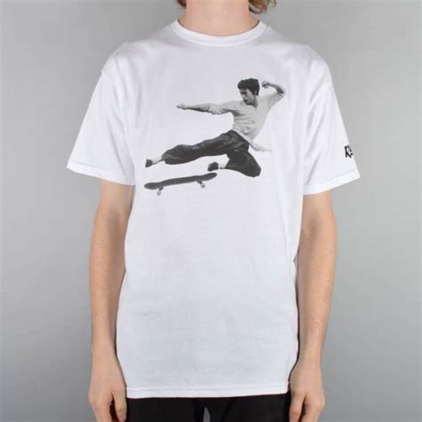 Real Skateboards Flick Of Fury Skate T Shirt White Skate Clothing