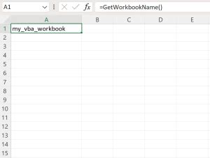 How To Get Workbook Name Using VBA With Examples