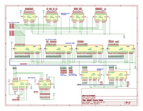 8 Bit Computer Schematics R Beneater