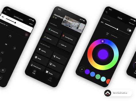 custom crestron system gui by marc caldwell on dribbble