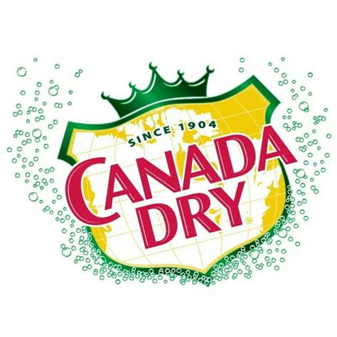 Canada Dry Logo With Water Bubbles
