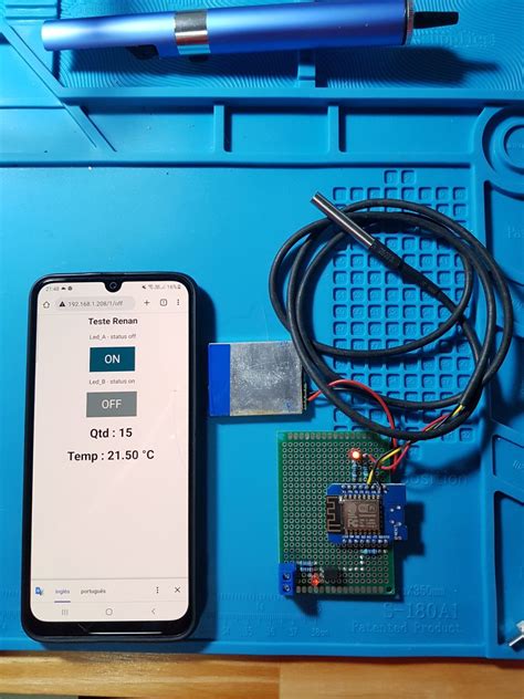 esp8266 ds18b20 iot diversão arduino automação internetdascoisas