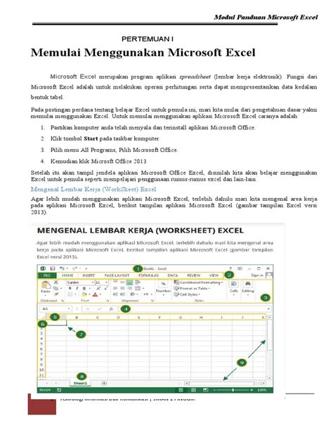 Panduan Excel 2013 Pdf