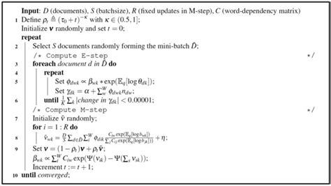 Online Variational Bayes For Regularized Latent Dirichlet Allocation