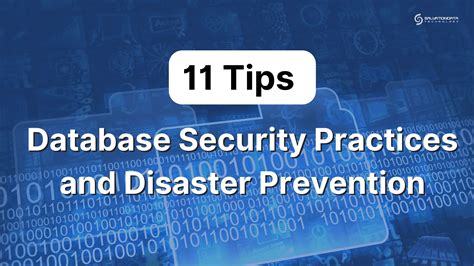 11 Database Security Practices And Disaster Prevention Tips