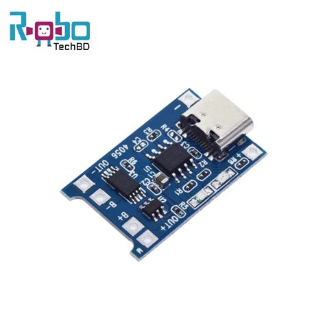 Tp4056 Lithium Ion Battery Charging Module Type C Robotech Bd