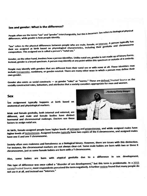 Sex And Gender Pdf