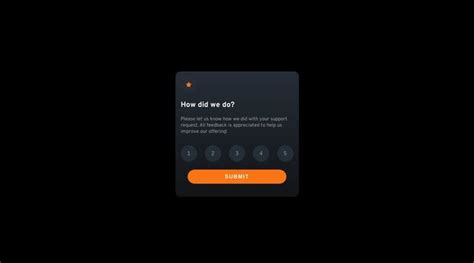 Frontend Mentor Interactive Rating Compenent With Html Css And