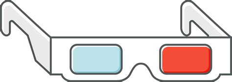 3d Glasses Symbol Color 18923917 Png