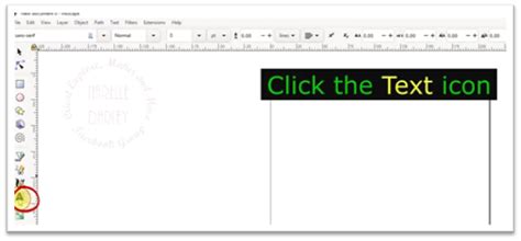 The Non Crafty Crafter Easy Text Offsets In Inkscape V10