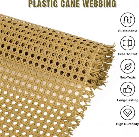 Pvc Plastic Cane Webbing Mat Roll Pvc Plastic Cane Mesh For Home