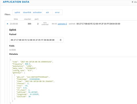retry confirmed in application data view what does it mean the