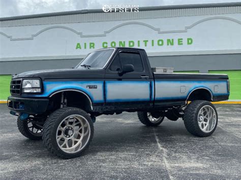 1993 Ford F 350 With 24x14 0 Hostile Forged Punisher And 35135r24 Amp