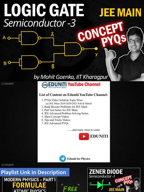 Jee Main Logic Gate Semiconductors 3 Eduniti Pdf