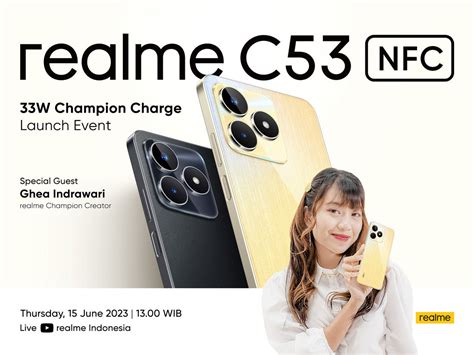 Siap Ramaikan Segmen Entry Level Realme C53 NFC Tawarkan Memori 128 GB Dan Charging 33W