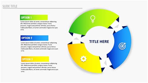 Create Three Circular Options Infographic Slide In Powerpoint Tutorial