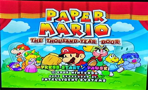 Paper Mario Ttyd Title Screen By 8bitomatic On Deviantart