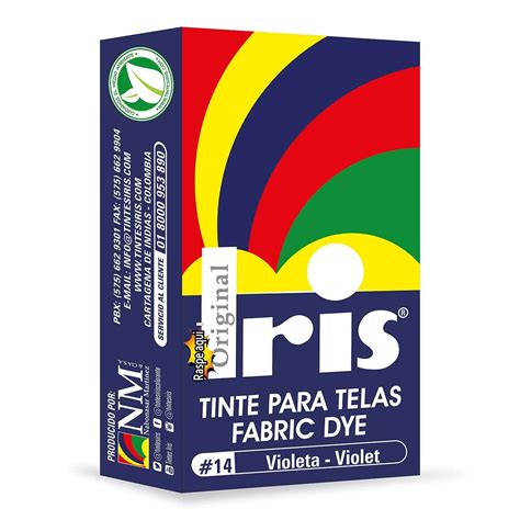 Tinte Para Telas Iris N 14 Violeta Caja X 9 G Farmaexpress