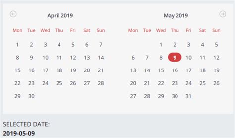 Simple And Clean Vue Calendar Component Vuelendar Vue Script