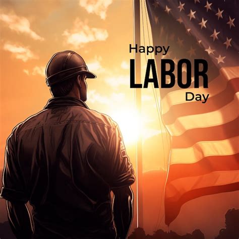 Premium Vector Happy Labor Day Construction Background