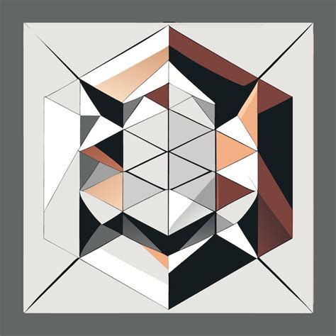 Premium Vector Square Rectangular Shapes Vector Illustration Flat