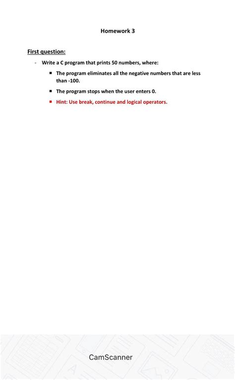 Solved Homework First Question Write A C Program That Chegg