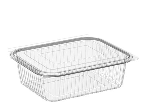 Cosmoplast Flat Hinged Plastic Containers 64 Oz 5 Pcs Cosmoplast Uae