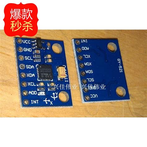 Gy 521 Mpu 6050 Three Axis Acceleration Gyros 6dof Module Code Module