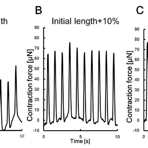 Results Obtained By The Contractile Force Measurement Method For Three Download Scientific