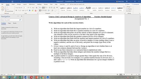 Solved Iftikhar Khan Assignment 1 Compatibility Mode